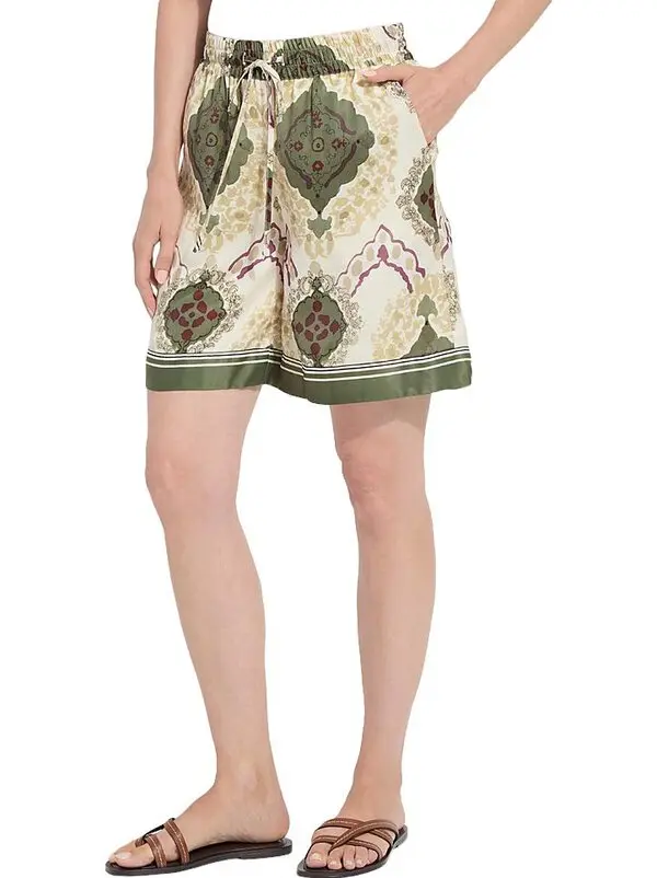 Lyssé Adhara Board/boxer Shorts - Placed Artful Scarf