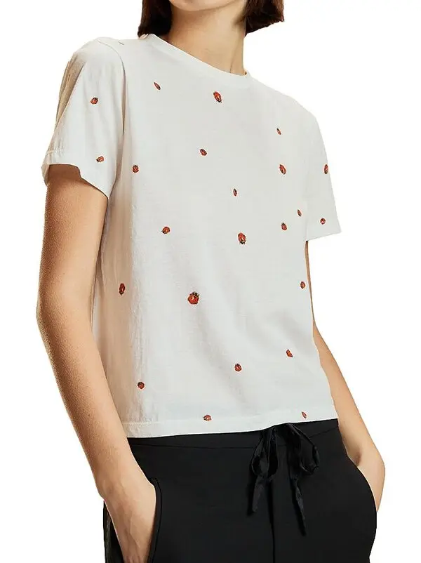 Cynthia Rowley Printed Tee - White