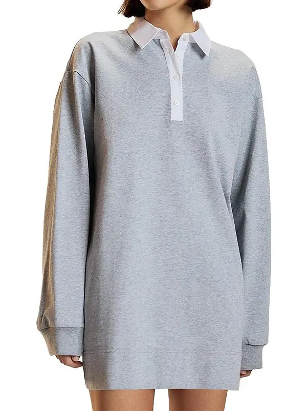 Cynthia Rowley Rugby Mini Dress - Gray