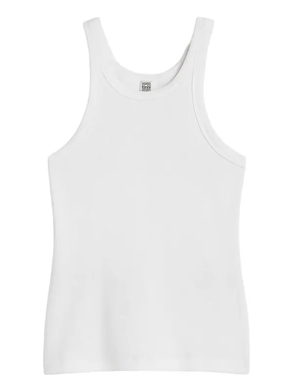 TOTEME Curved Rib Tank - White