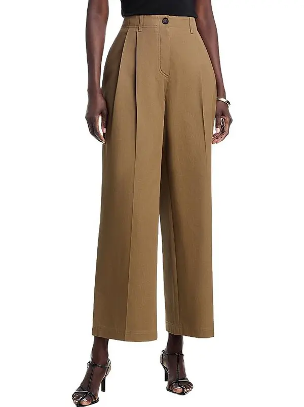 TOTEME Relaxed Twill Trousers - Hazel
