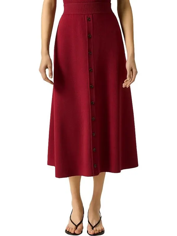 ARGENT Fulton Skirt - Maroon