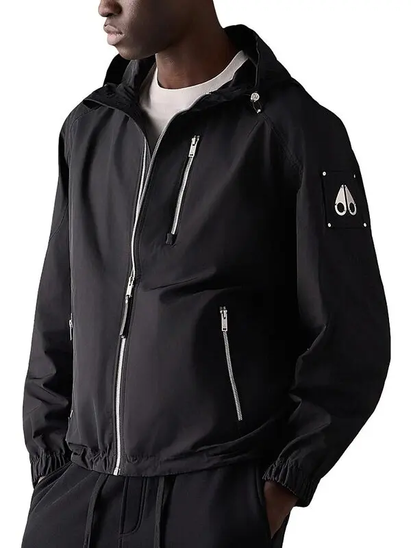Moose Knuckles Charlesbourg Hooded Jacket - Black