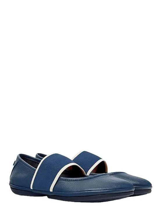 Camper Right Nina Leather Mary Jane - Dark Blue