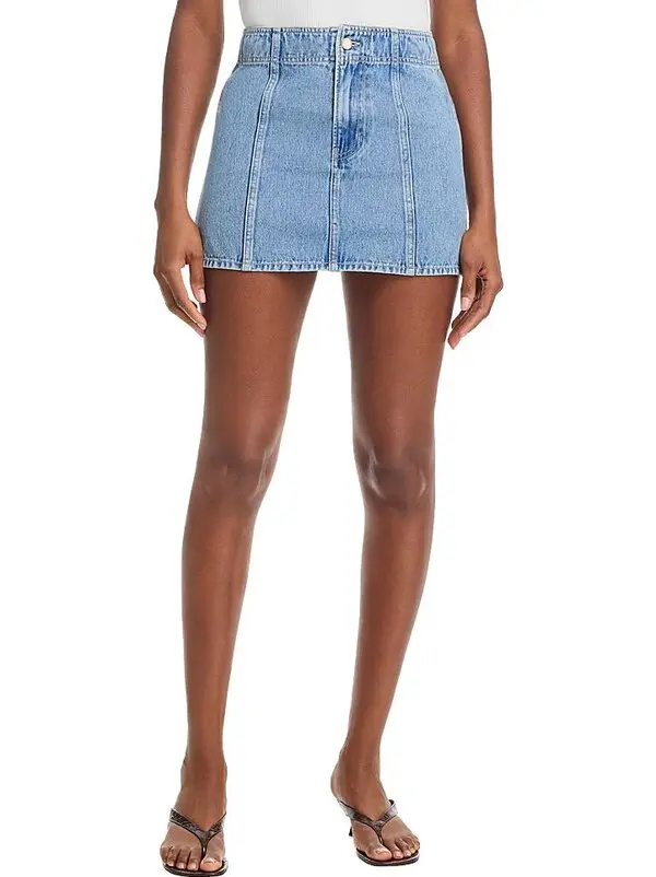 Veronica Beard Marquita Mini Skirt - Silver Dust