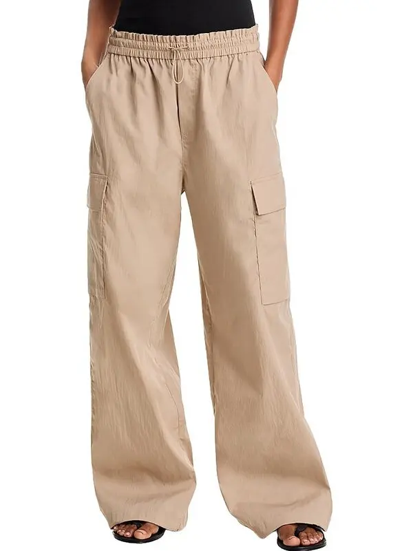 Rag & Bone Victoria Drawstring Cargo Pants - Taupe