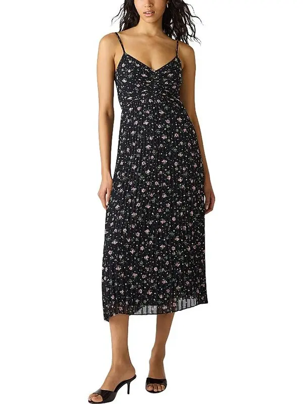 Steve Madden Ray Midi Dress - Black Floral