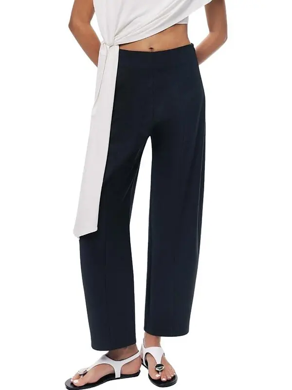 NOCTURNE Tailored Straight-leg Pants - Black