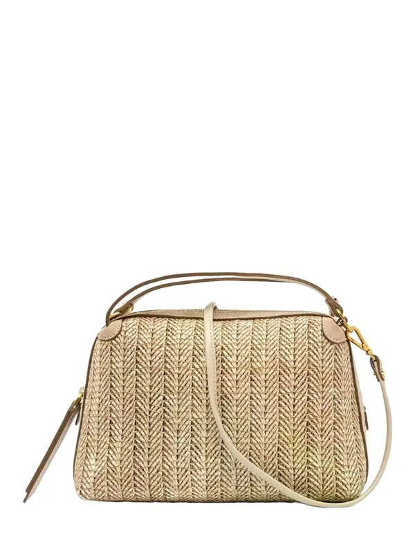 GIANNI CHIARINI Woven Handle Tote - Neutrals