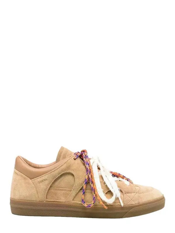 SANTHA Love Park Quilted Low-top Sneakers - Neutrals