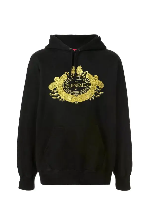 Supreme Graphic Hoodie - Black