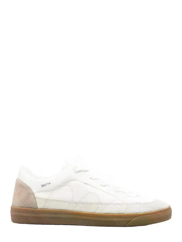 SANTHA Lace-up Sneakers - White