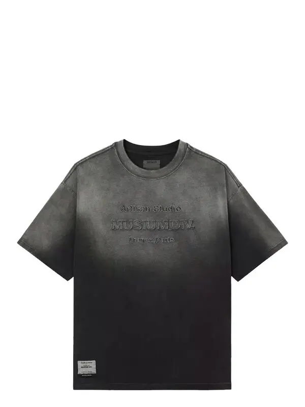 MUSIUM DIV. Logo-appliqué T-shirt - Black