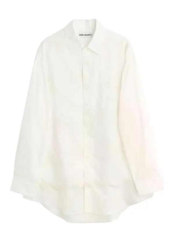 Our Legacy Vast Oversized Cotton Shirt - Neutrals