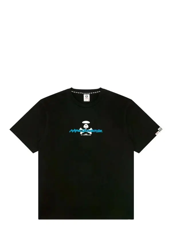 AAPE BY *A BATHING APE Printed T-shirt - Black
