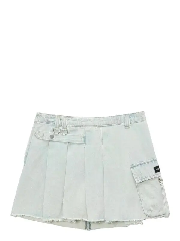 MUSIUM DIV. Pleated Mini Skirt - Blue
