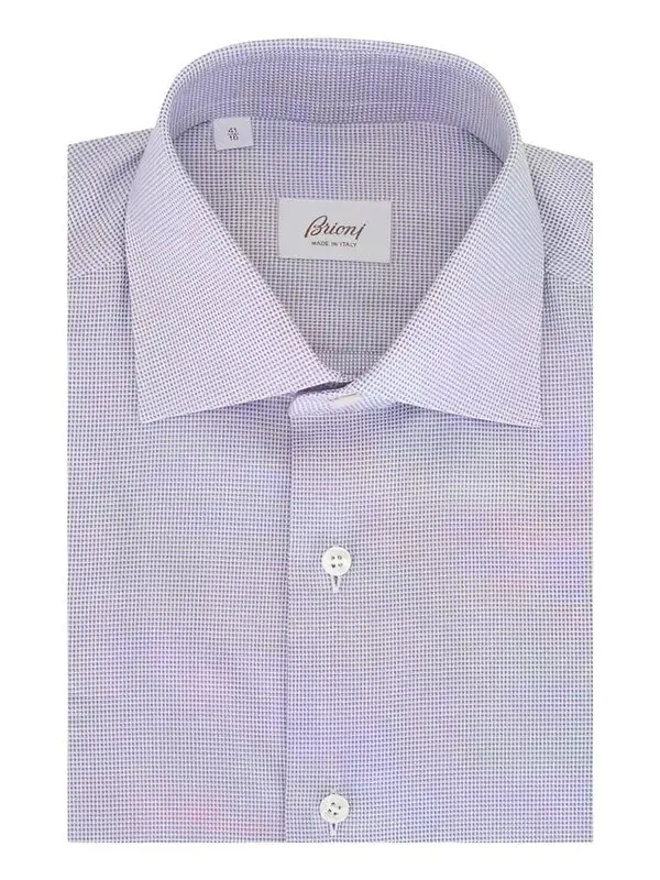 Brioni Textured Shirt - Purple
