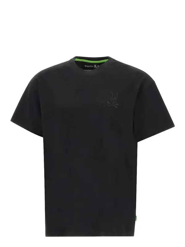 Psycho Bunny Oscar Embroidered Crew Neck T-shirt - Black