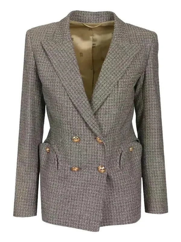BLAZÉ MILANO Double-breasted Flap Blazer - Black