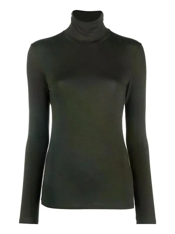 Majestic Filatures Roll-neck T-shirt - Green
