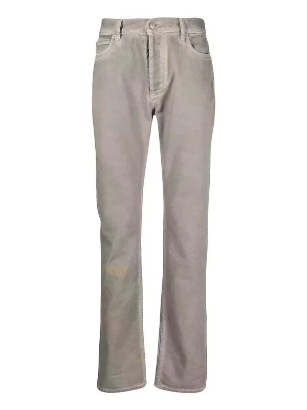 MAISON MARGIELA Distressed Straight-leg Jeans - Grey