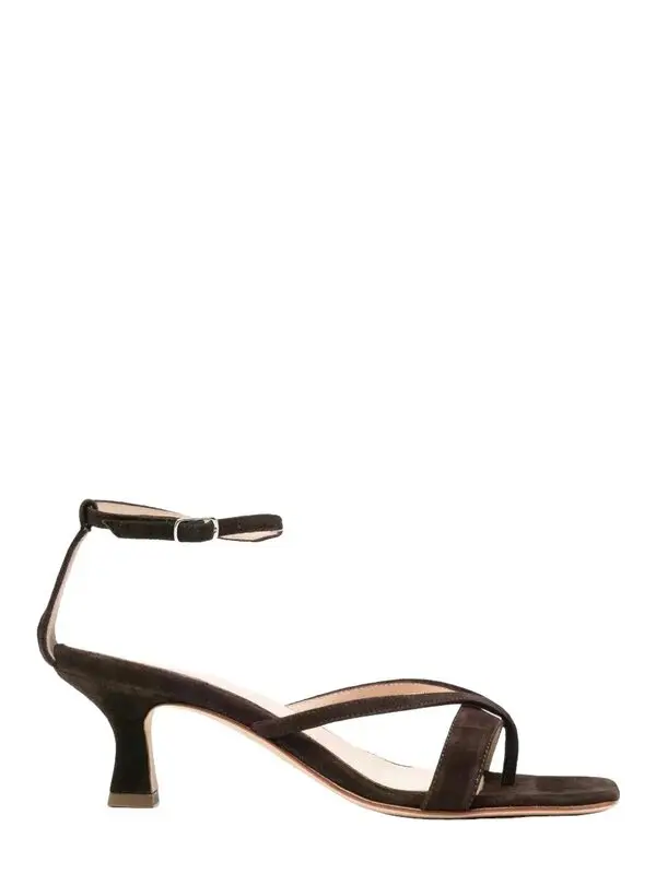 ANNA F. Heeled Sandals - Brown