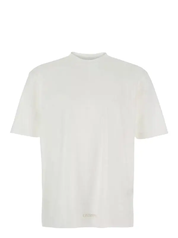 C.P. COMPANY Logo-detail Cotton T-shirt - White