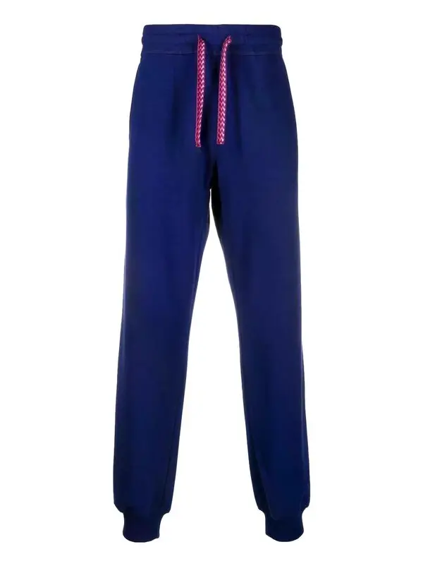 LANVIN Drawstring-waistband Detail Track Pants - Blue
