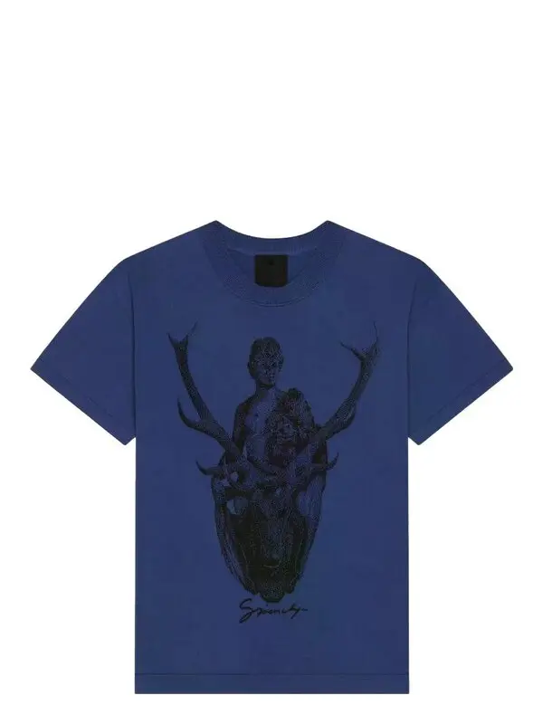 Givenchy Graphic-print T-shirt - Blue