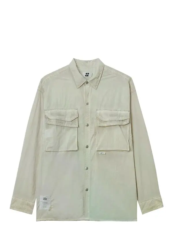 Izzue Chest-pockets Shirt - Neutrals