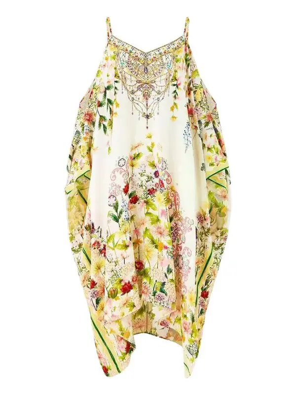 Camilla The Call Of Catalonia Kaftan - Neutrals