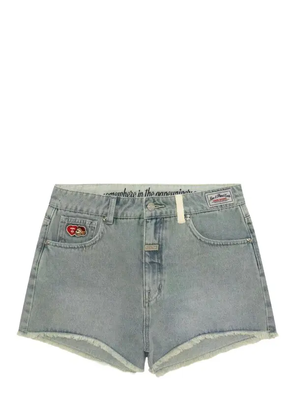 AAPE BY *A BATHING APE Logo-patch Shorts - Blue