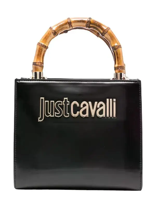 Just Cavalli Logo-detail Tote - Black