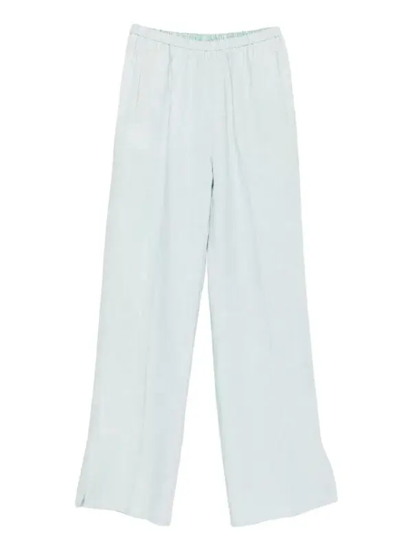 FORTE_FORTE Elasticated-waist Trousers - Blue