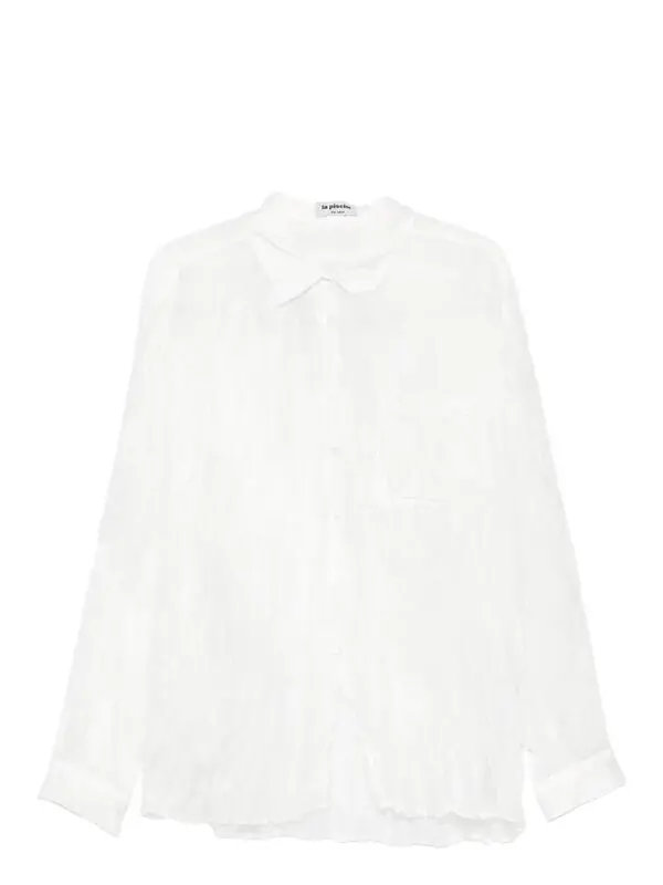 LA PISCINE Long-sleeve Shirt - White