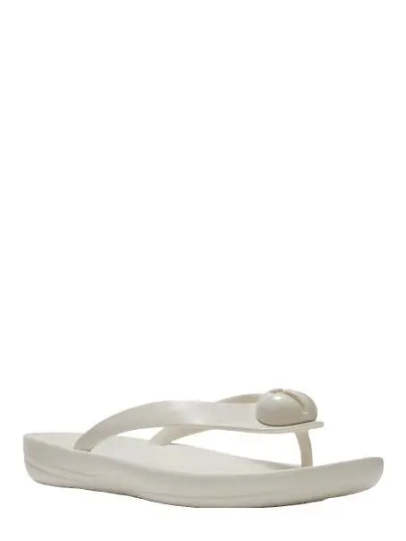 Fitflop Iqushion Glossy Flip-flops - Cream
