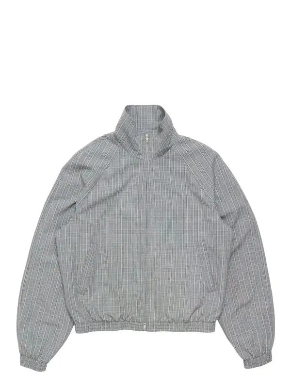 Acne Studios Plaid Zip Jacket - Grey