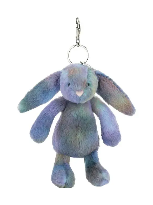 JELLYCAT Zodihop Luxe Bunny Bag Charm - Purple Multi