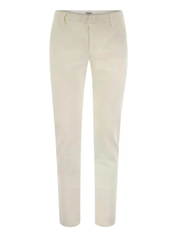 DONDUP Button-up Trousers - Neutrals