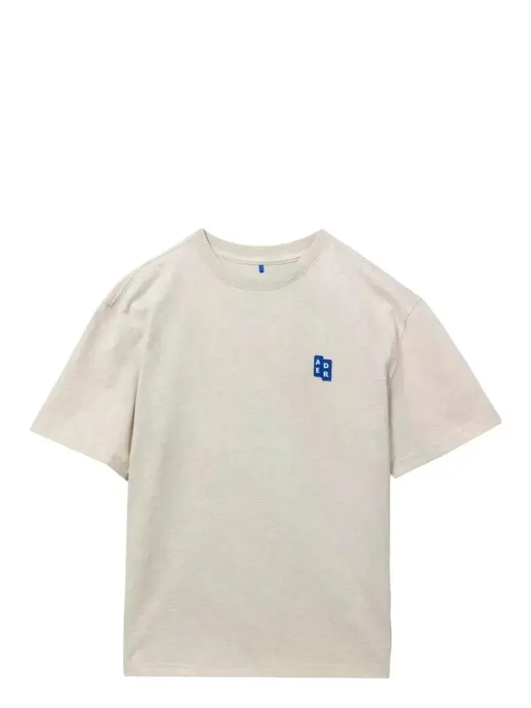 ADER ERROR Logo-embossed T-shirt - Neutrals