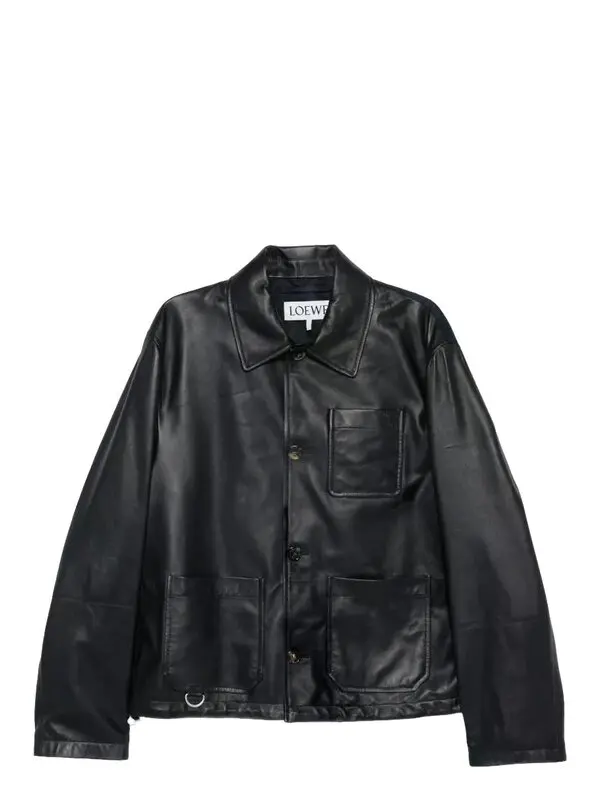 Loewe Patch-pocket Button Jacket - Blue