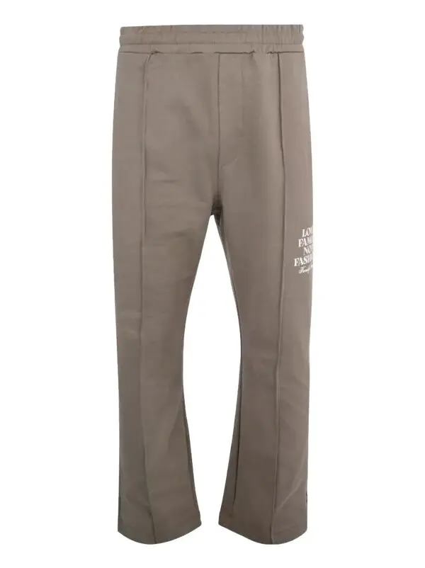 FAMILY FIRST Elasticated-waist Track Pants - Neutrals