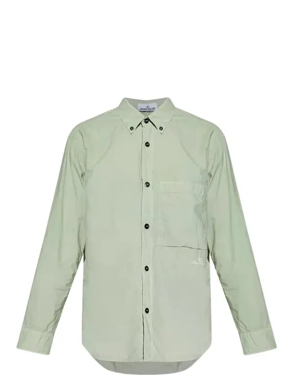 Stone Island Chest-pocket Shirt - Green