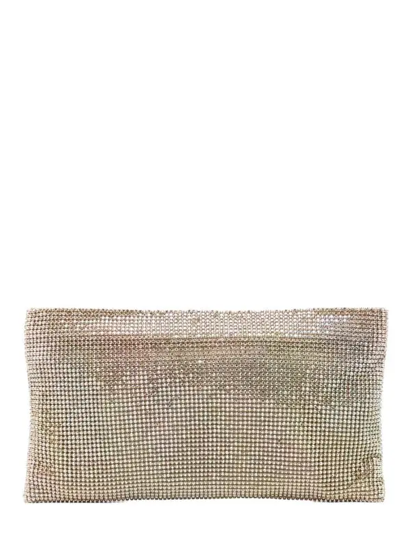 Benedetta Bruzziches Embellished Chain Clutch - Gold