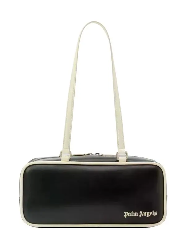 Palm Angels Logo Rectangular Shoulder Bag - Black
