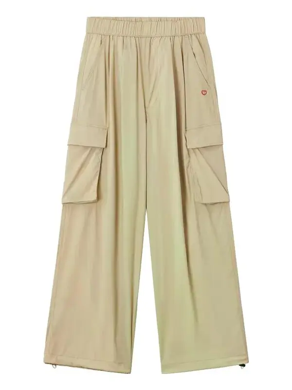 CHOCOOLATE Wide-leg Cargo Pants - Neutrals