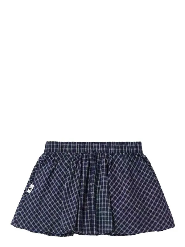 CHOCOOLATE Checked Mini Skirt - Blue