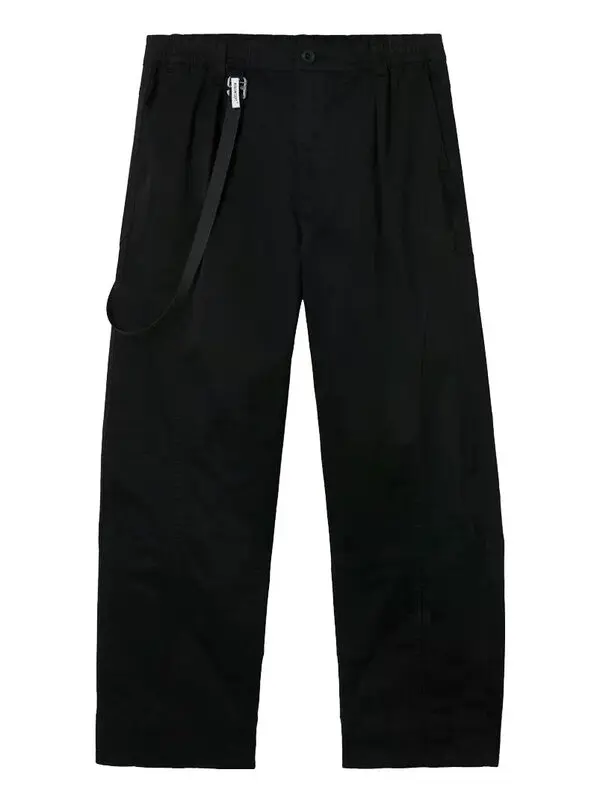 MUSIUM DIV. Strap Trousers - Black