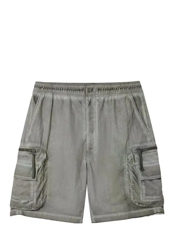 Izzue Zip-pocket Cargo Shorts - Grey