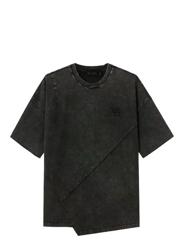 FIVE CM Logo-embroidered T-shirt - Black